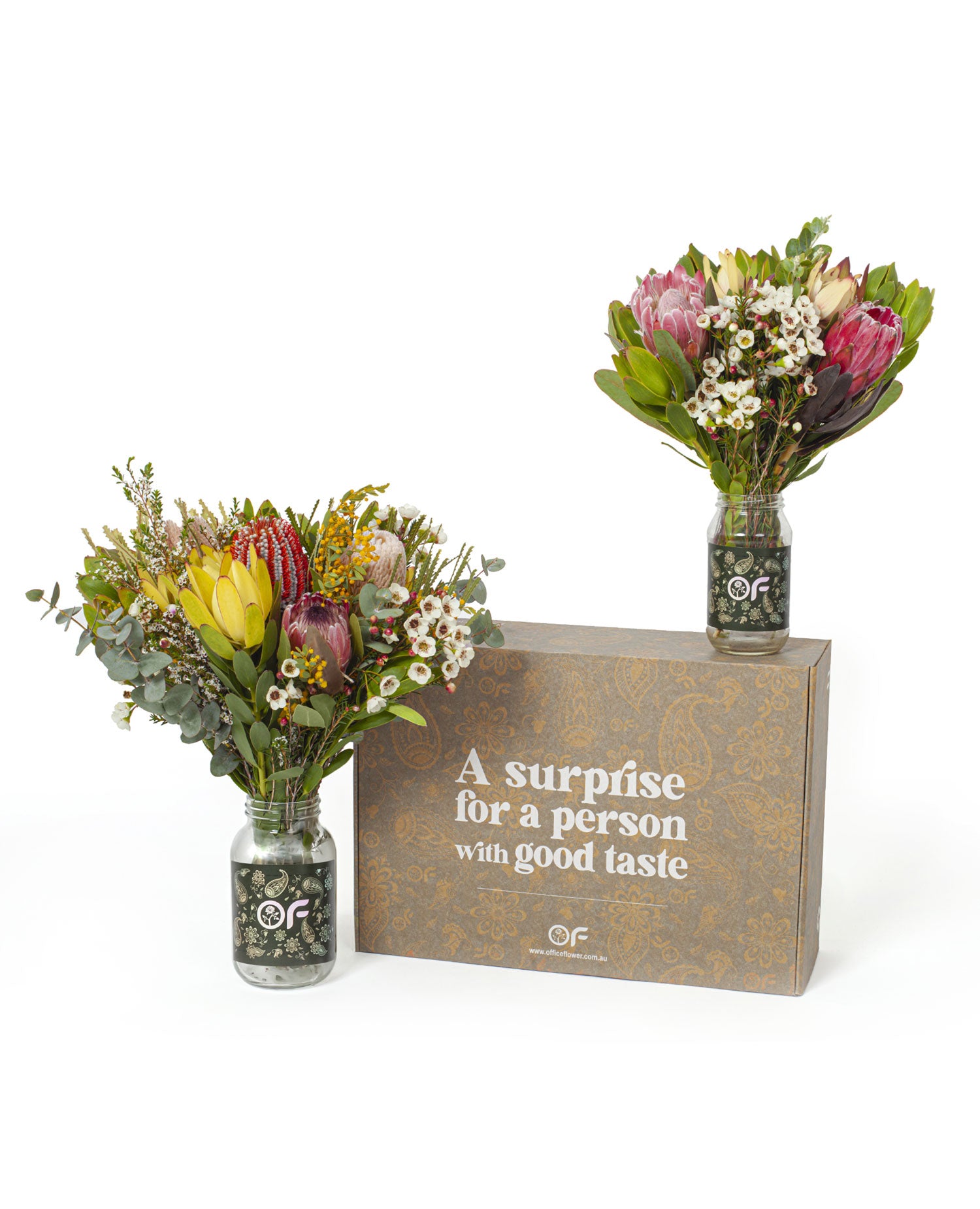 Native Posy Jar Gift Box | OfficeFlower – Office Flower