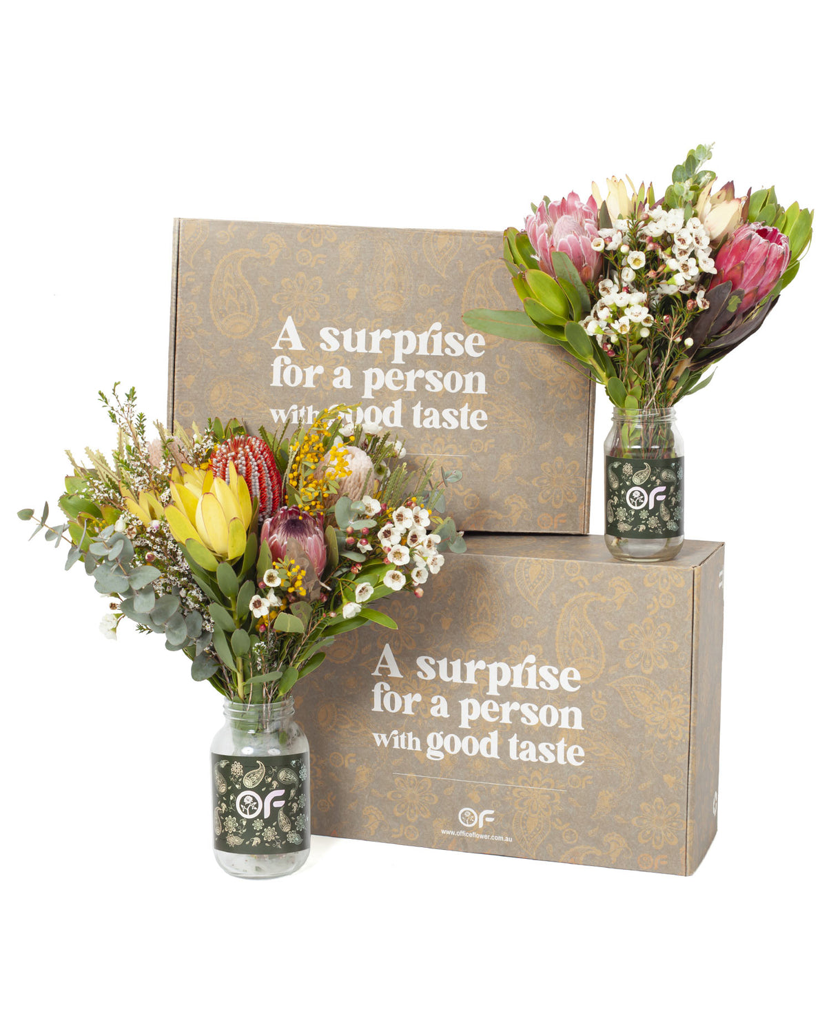 Native Posy Jar Gift Box | OfficeFlower – Office Flower