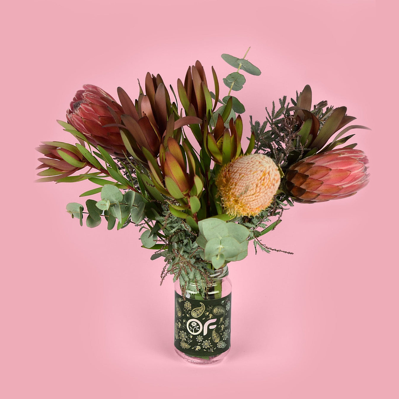 Florist Choice Native Posy Jar | OfficeFlower – Office Flower